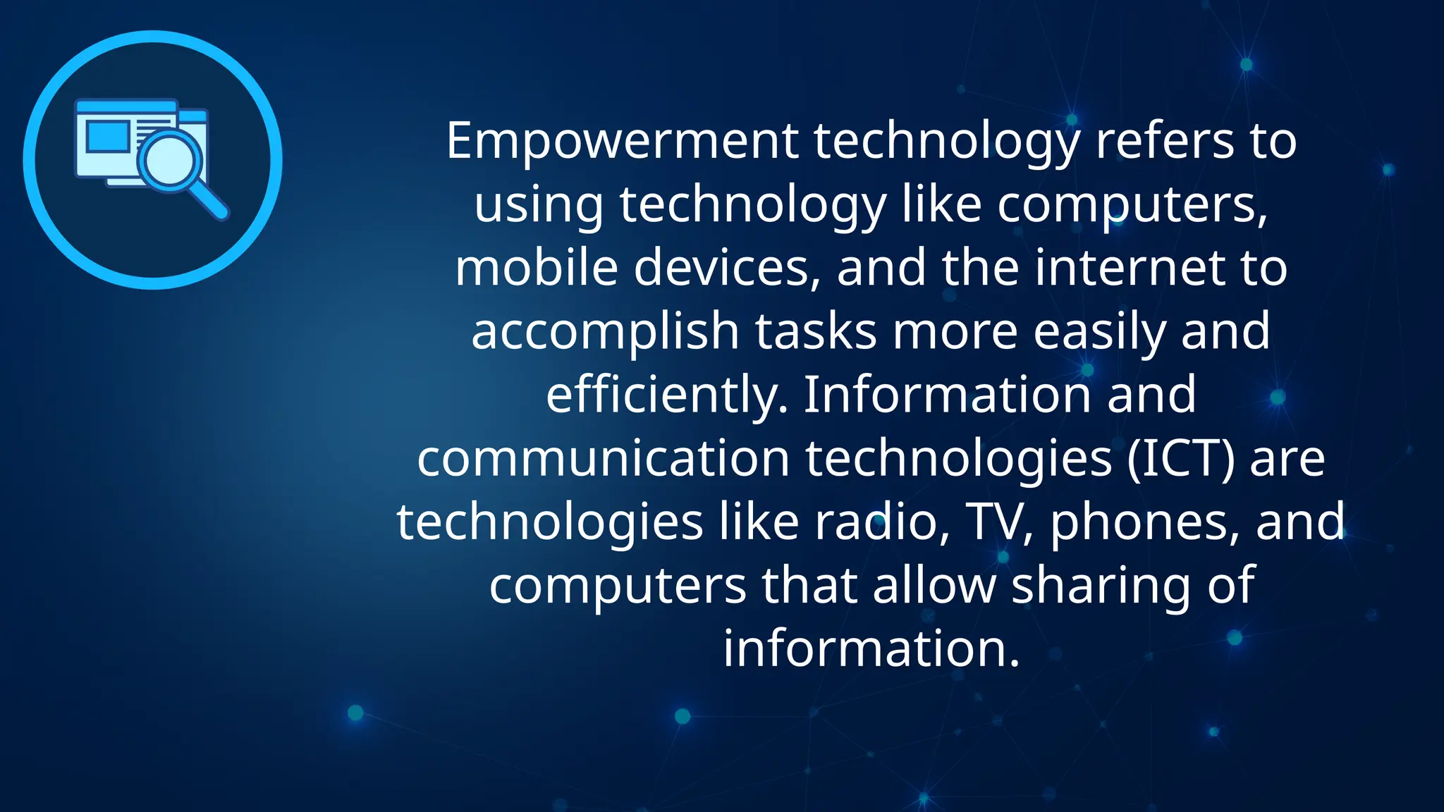 EMPOWERMENT TECHNOLOGIES POWERPOINT PRESENTATION LESSON 1 | PPTX