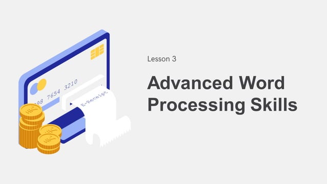 E-Tech Lesson 3 - Advance Word Processing | PDF | Desktop Publishing | Computer Software and ...