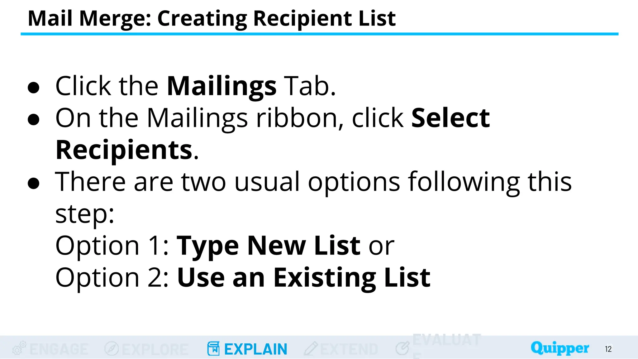 E-Tech Lesson 8 Mail Merge and Label Generation | PPTX