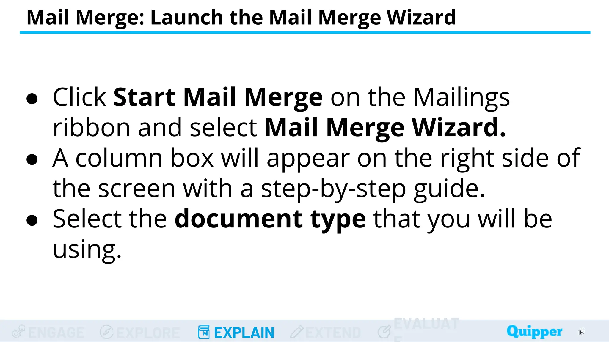 E-Tech Lesson 8 Mail Merge and Label Generation | PPTX