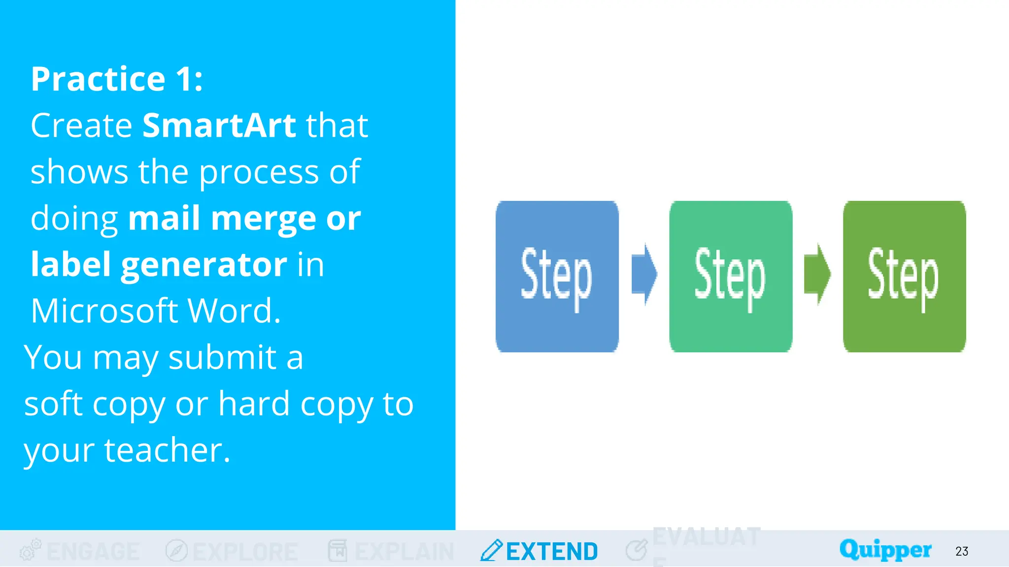 E-Tech Lesson 8 Mail Merge and Label Generation | PPTX