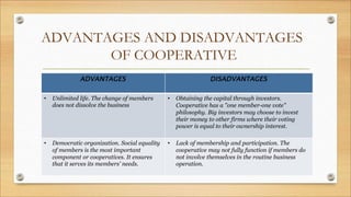 FORMS and ECONOMIC ROLES of BUSINESS ORGANIZATIONS | PPTX