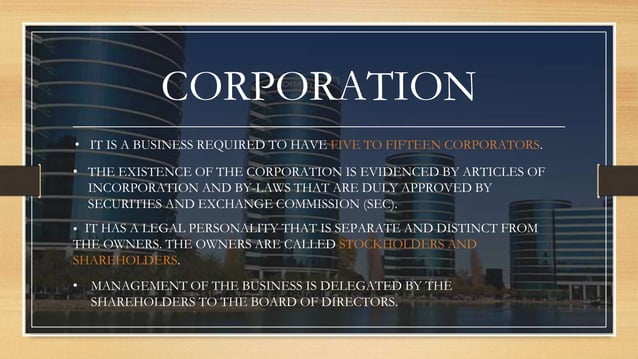 FORMS and ECONOMIC ROLES of BUSINESS ORGANIZATIONS | PPTX