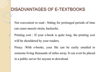 E textbooks | PPT