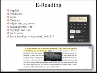 E textbooks digital readers | PPT