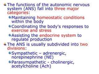 E- The Autonomic Nervous System - Integrative Functions.ppt