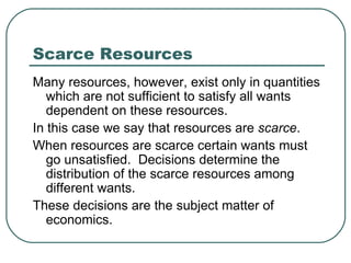 The Scope And Method Of Economics | PPT