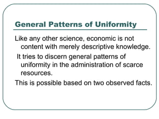 The Scope And Method Of Economics | PPT