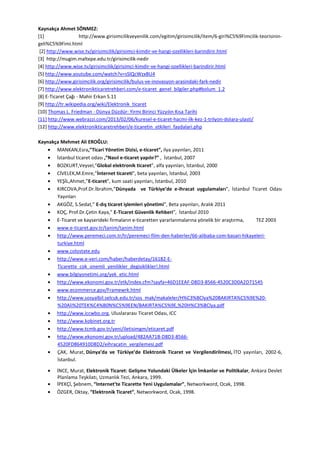 E ticaret sektöründe Girişimcilik | PDF