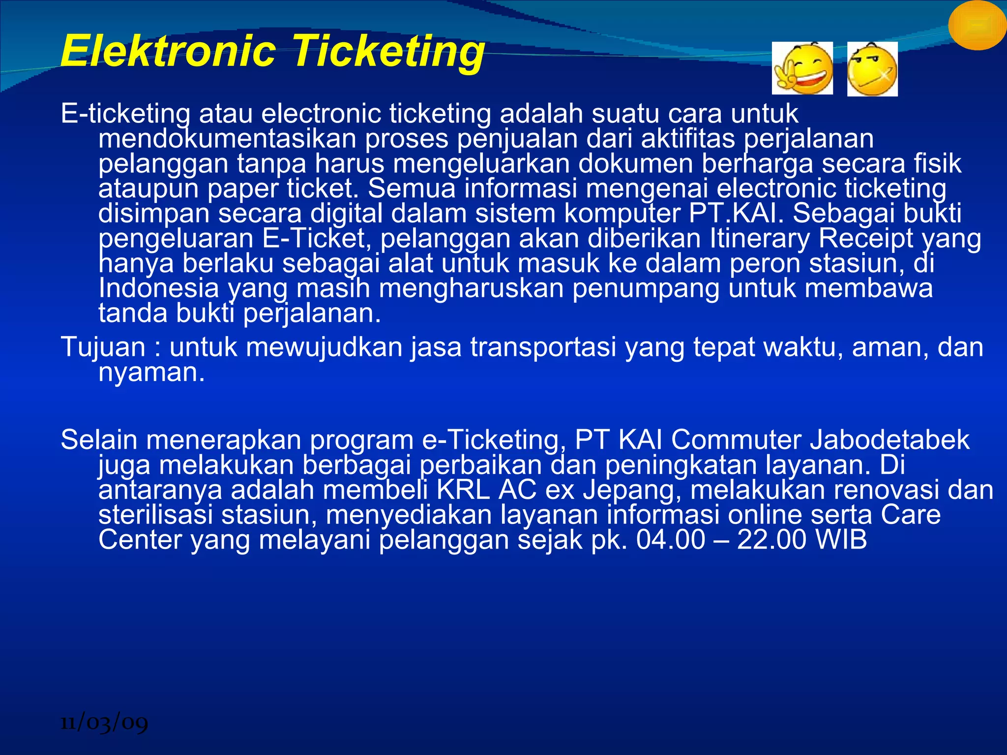 E ticketing commuter line jabodetabek | PPT