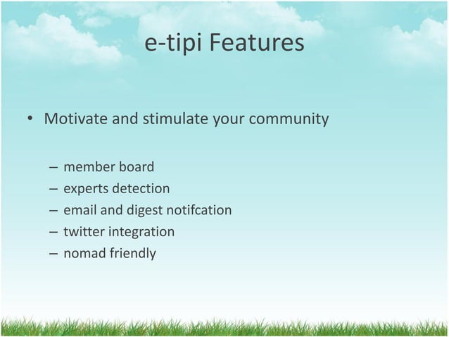 e-tipi presentation | PPT