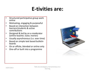 E tivities | PPT
