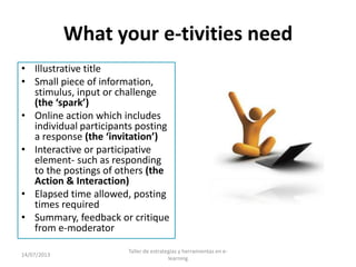 E tivities | PPT