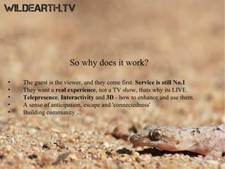 Wild Earth TV | PPT
