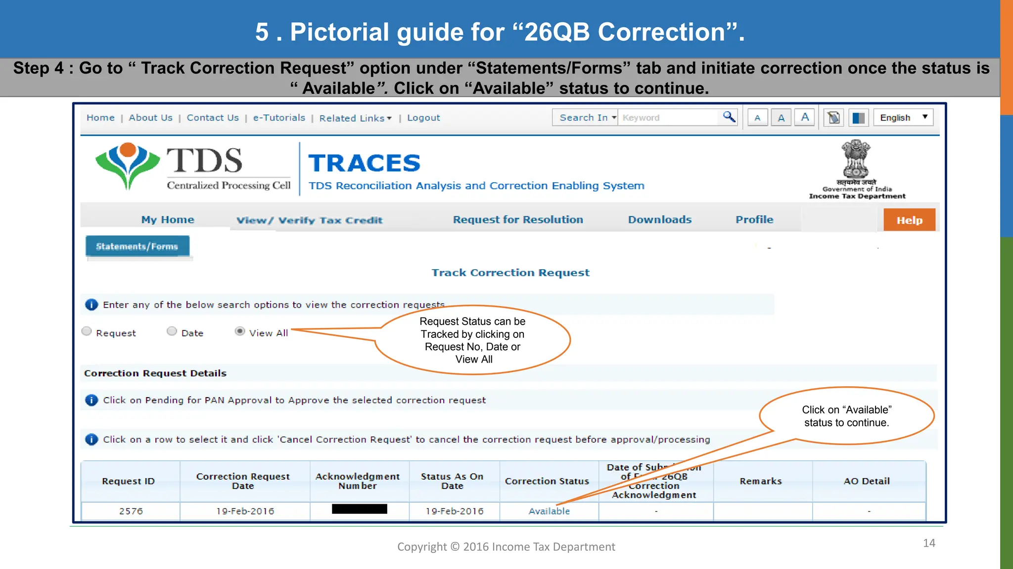 E-tutorial- TDS deduction, 26QB Correction.pdf | Business Accounting ...
