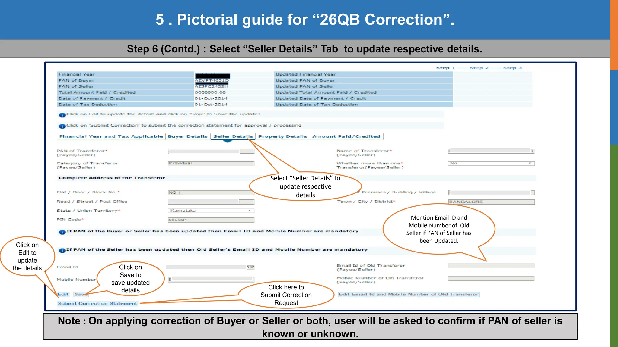 E-tutorial- TDS deduction, 26QB Correction.pdf