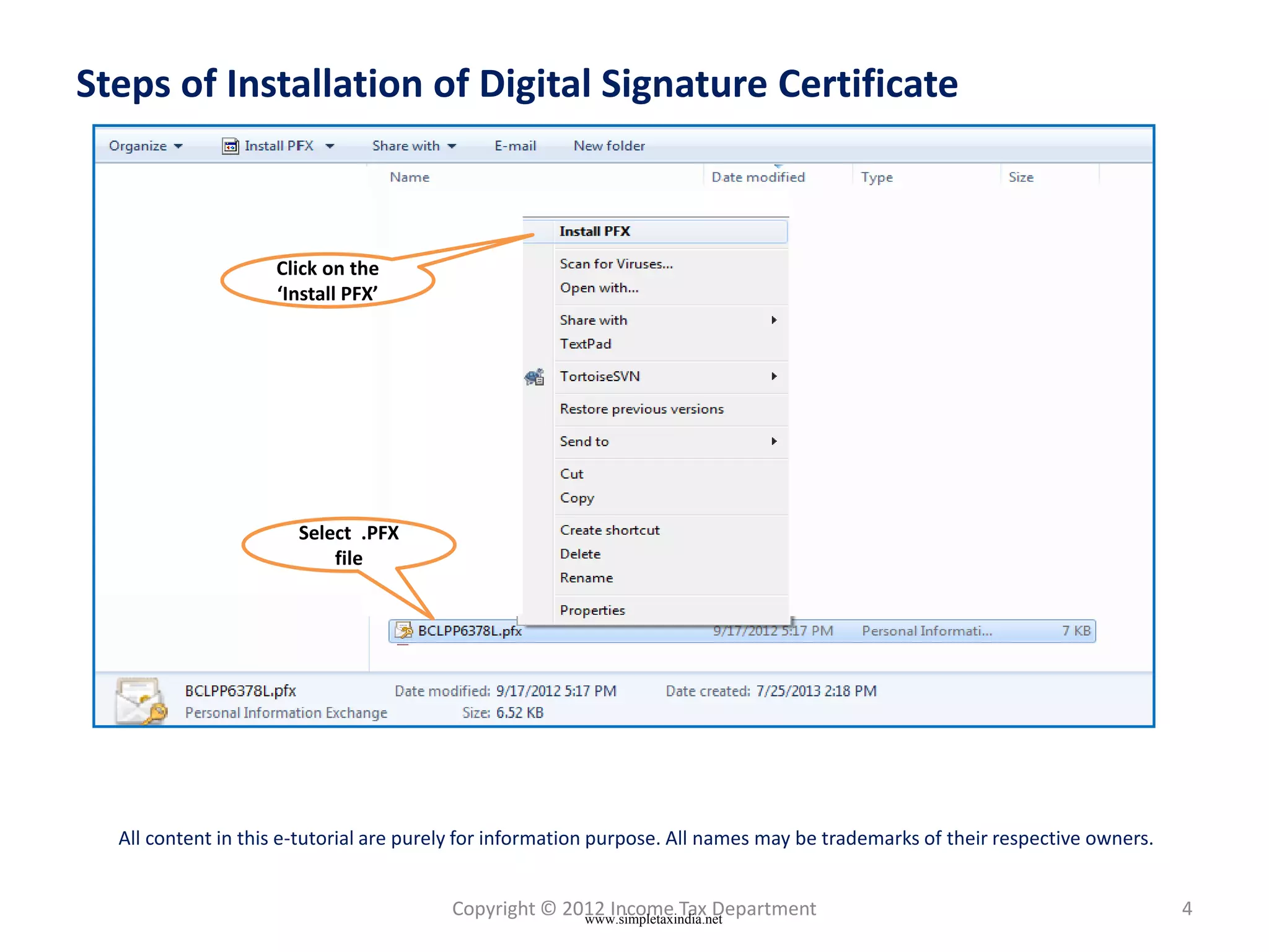 E tutorial - digital signature | PDF