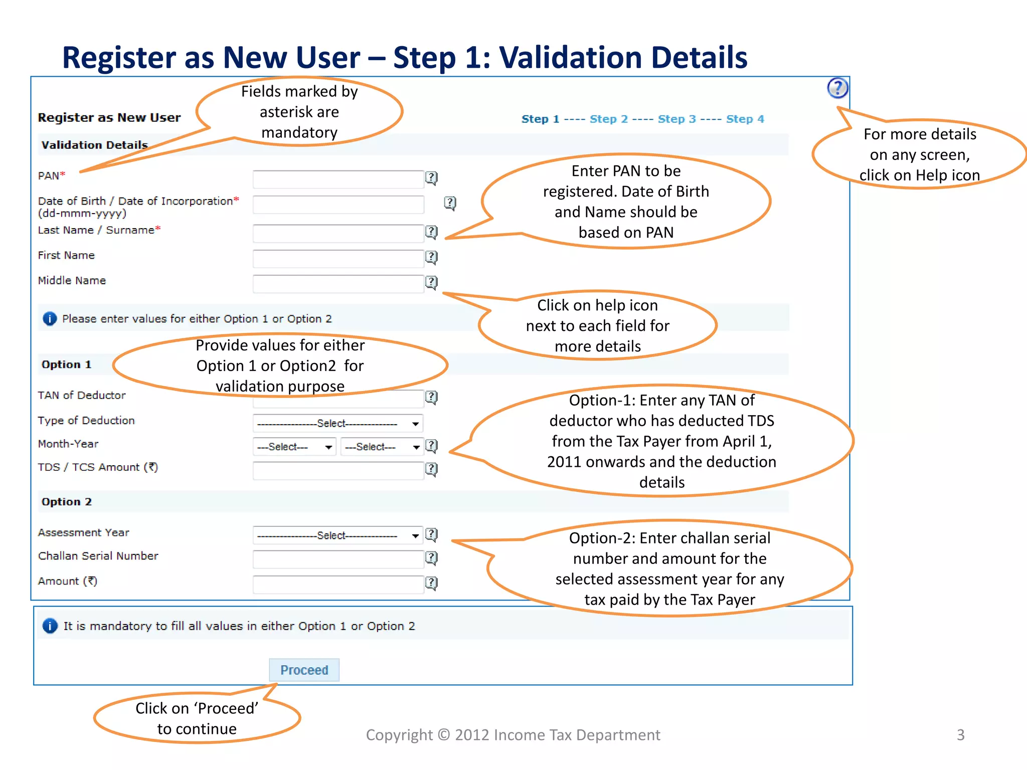 E tutorial - tax payer registration and login | PDF | Personal Taxes ...