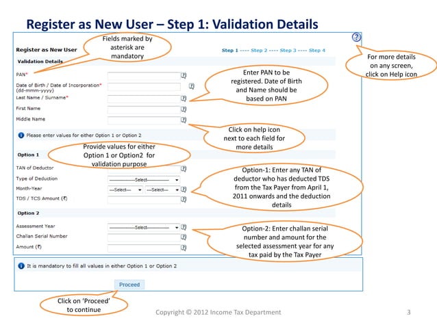 E tutorial - tax payer registration and login | PDF | Personal Taxes ...