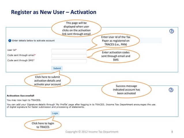 E tutorial - tax payer registration and login | PDF | Personal Taxes ...