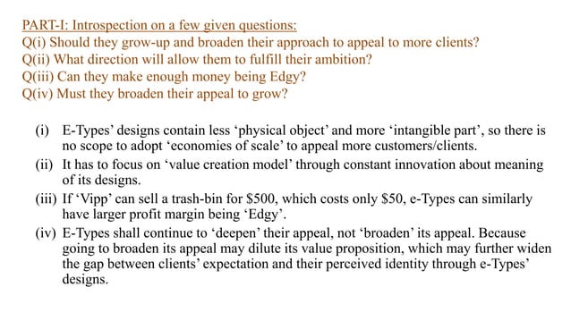 E types and its strategy dilemma | PPTX | Business | Business and Finance