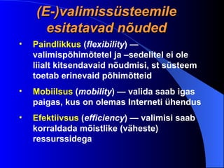 E-valimised (Valdo Praust) | PPT
