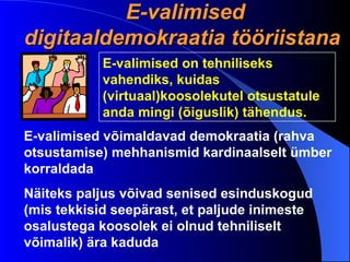 E-valimised (Valdo Praust) | PPT