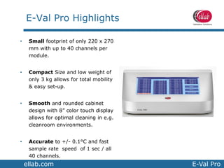 E Val Pro from Ellab | PDF