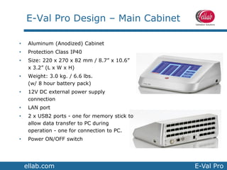 E Val Pro from Ellab | PDF