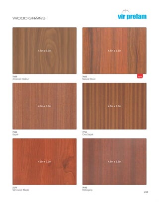 Give your interiors an Aesthetic Makeover with VIR Prelam Boards | PDF