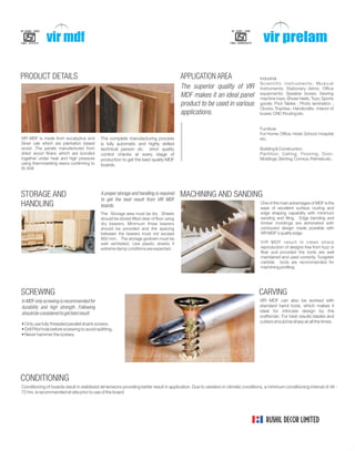 Give your interiors an Aesthetic Makeover with VIR Prelam Boards | PDF