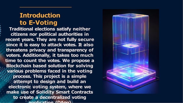 E-voting A look into the future of voting | PPT