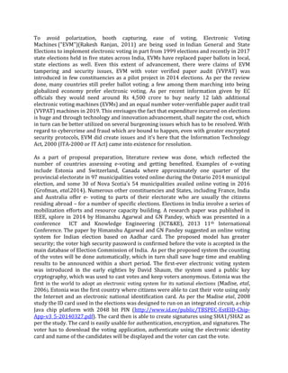 E-Voting in India - Suggestive Policy Framework | PDF | Civic affairs ...