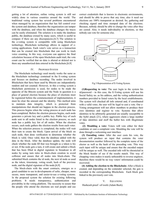 E-voting system with blockchain | PDF