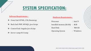 ONLINE Student E-Voting System using php and mysql .pptx