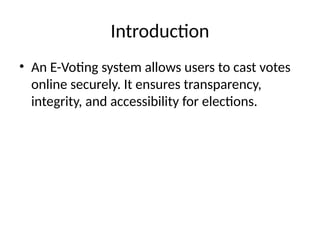 E-Voting_System_Presentation.pptx smart project | PPTX