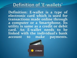 E wallet | PPT