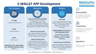 E-wallet app development - Mobiloitte | PDF