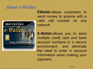 E wallet by amin | PPT