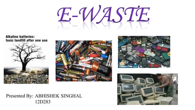 E waste | PPTX