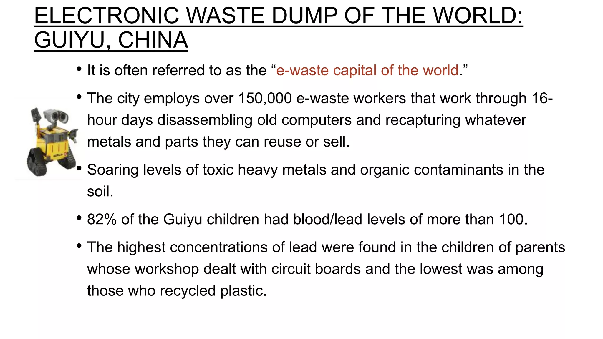 E-Waste | Electronic Waste PPT | PPTX