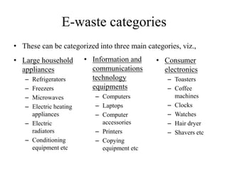 E waste | PPT
