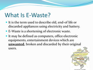 E waste | PPT