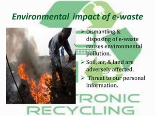 E waste | PPTX