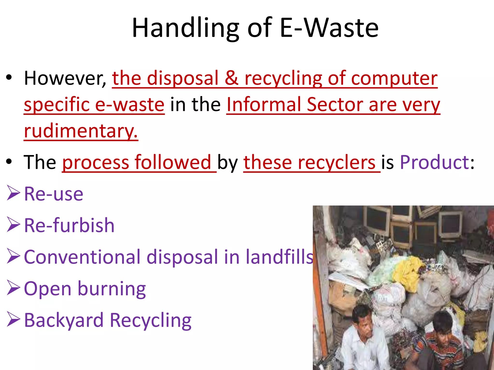 E waste and how to manage it | PPTX