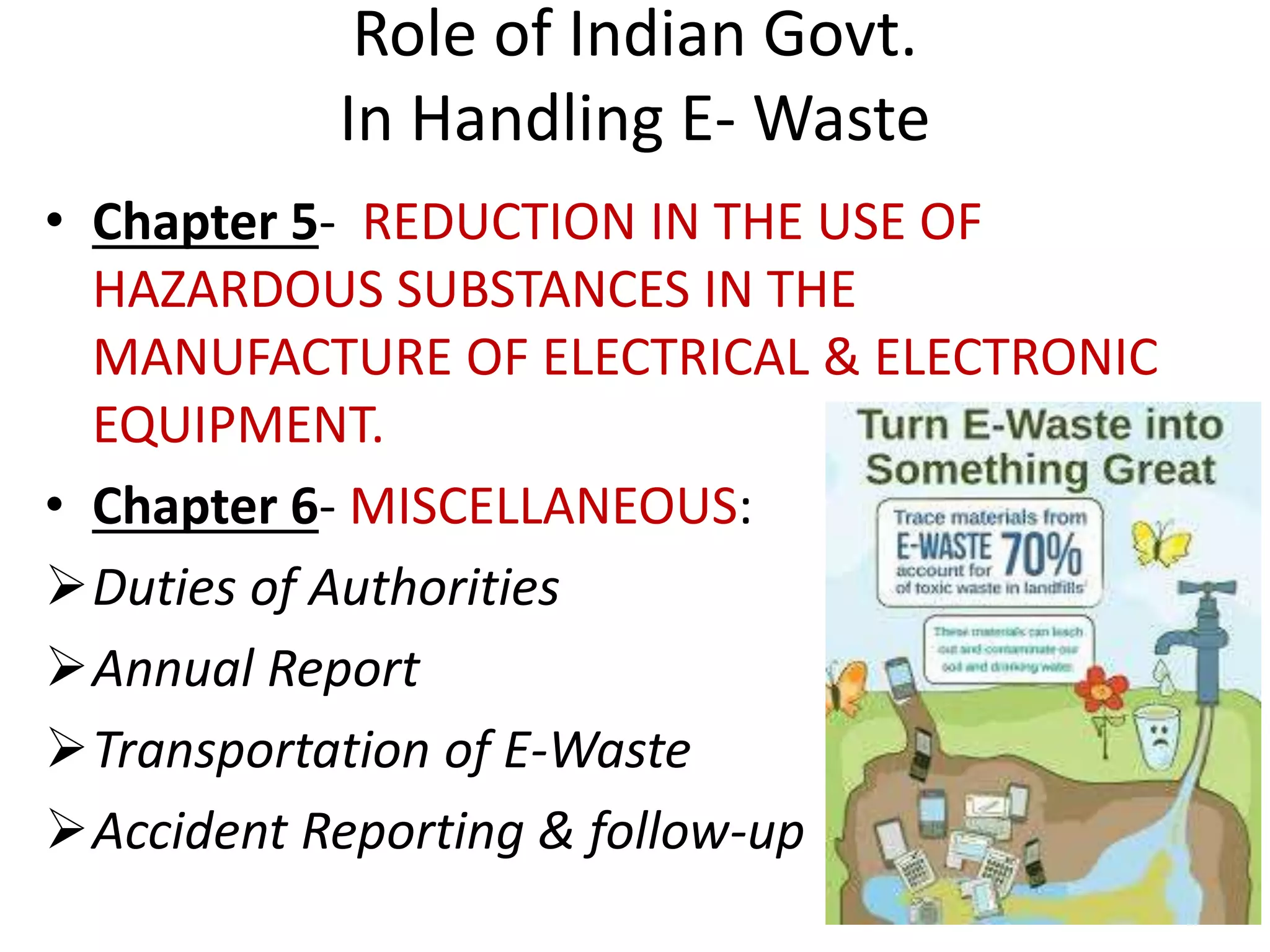 E waste and how to manage it | PPTX