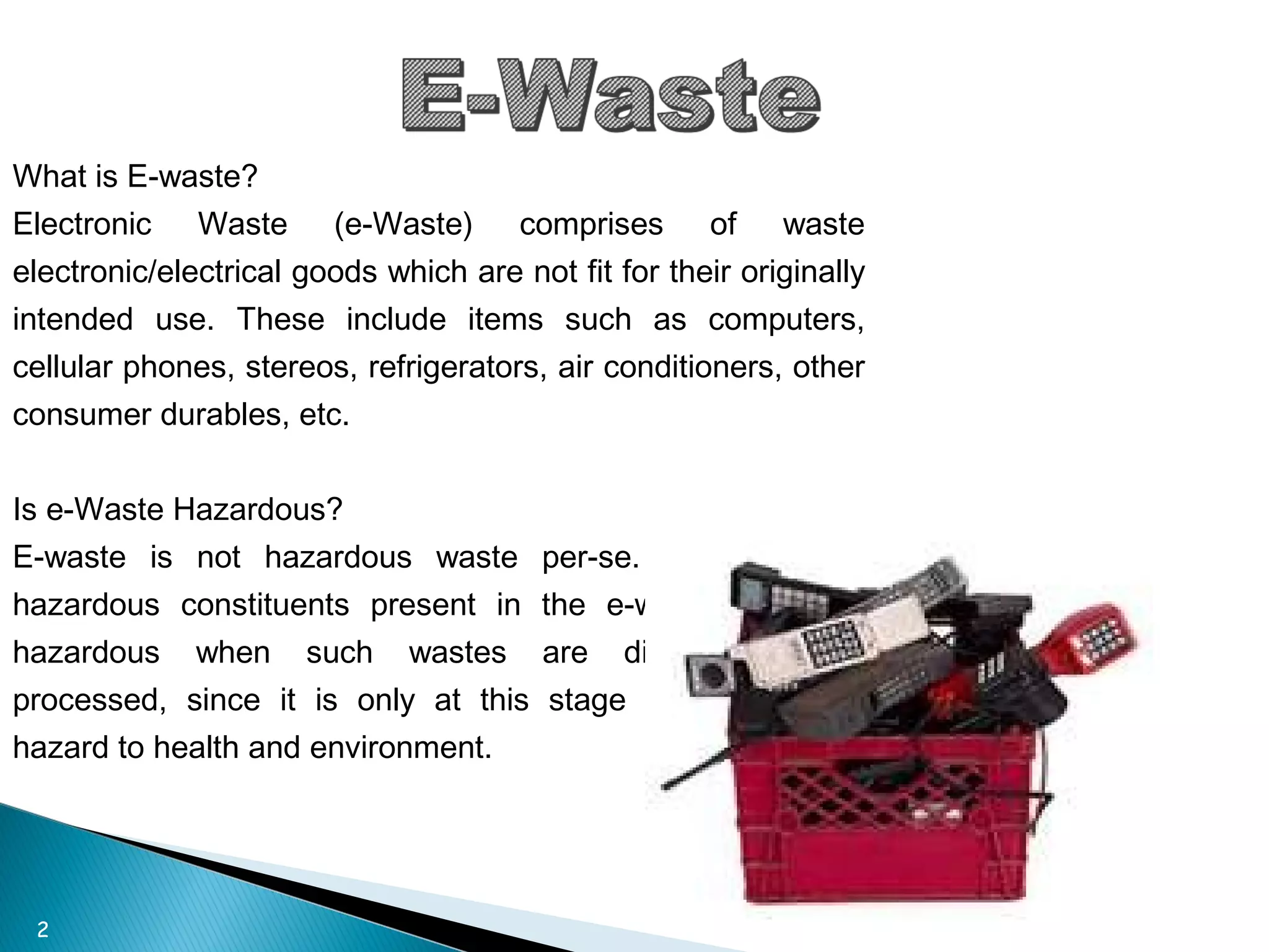 E waste | PPT