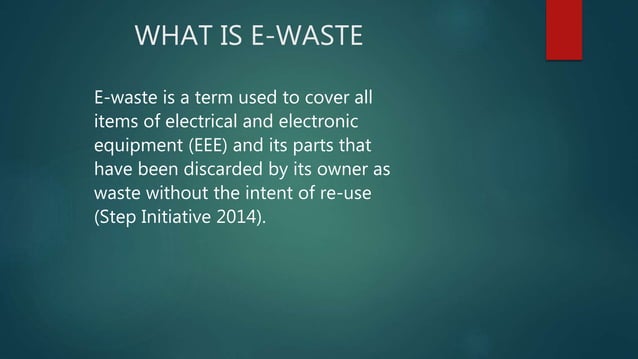 E waste | PPT