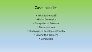 E waste | PPTX | Environmental Services Industry | Industries