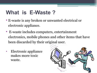 E-Waste | PPT